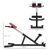 Soozier Roman Chair Back Extension Machine, Height Adjustable ...