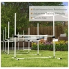 PawHut 6 Piece Dog Agility Set with Adjustable Height Jump Bars, Carry ...