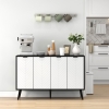 HOMCOM Modern Sideboard and Buffet, Dining Room Cabinet with Adjustable ...