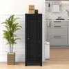 HOMCOM Modern Kitchen Pantry Storage Cabinet with Adjustable Shelf ...