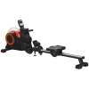 Soozier Foldable Rower Machine, Water Rowing Machine with Wheels, LCD ...