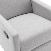 Modern Upholstered Rocker Nursery Chair, Gray | Aosom.com