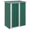 Outsunny 5 x 3ft Outdoor Storage Shed Metal Garden Shed Cabanon with ...