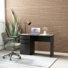 HOMCOM Computer Desk with Storage, PC Table with Drawers and Cabinet ...