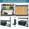 Garage Shelving Heavy Duty 72"H x 77"L, Black| Aosom.com