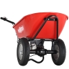 Electric Wheelbarrow Utility Cart, Red| Aosom.com