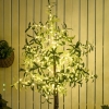 HOMCOM 6ft LED Olive Tree with 300 Warm White Lights, Light up Olive ...
