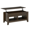 HOMCOM Lift Top Coffee Table with Hidden Storage Compartment and Open ...