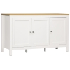 HOMCOM Sideboard, Buffet Cabinet with Doors and Adjustable Shelves for ...