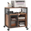 Vinsetto Printer Stand with Socket and USB Charging Ports, Industrial ...