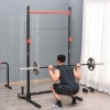 Soozier Adjustable Barbell Power Rack Squat Stand Strength Training ...