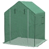 Outsunny Greenhouse Cover Replacement Walk-in PE Hot House Cover with ...