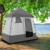 Outsunny Outdoor Portable Pop Up Shower Tent Changing Tent Privacy ...