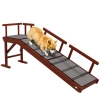 PawHut Wooden Dog Ramp for Large Dogs, 60" Long, with Non-slip Rug ...