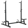 Soozier Multi-Function Barbell Squat Rack Stand, Heavy-Duty Strength ...