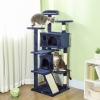PawHut 54" Cat Tree, Multi-Level Cat Tower with Scratching Posts, Cat ...