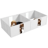 PawHut Whelping Box for Dogs and Puppies, Dog Birth Supplies Indoor w ...
