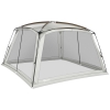Outsunny 12' x 12' Screen House Room, UV50+ Screen Tent with 2 Doors ...