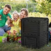 Outsunny Garden Compost Bin Large Outdoor Compost Container 80 Gallon ...