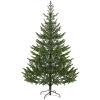 HOMCOM 6ft Artificial Prelit Sparse Christmas Tree with Steel Stand and ...