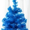 HOMCOM 6FT Pencil Christmas Tree, Artificial Christmas Tree with ...