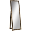 HOMCOM 58" x 20" Floor Standing Mirror, Full Body Mirror for Bedroom ...