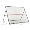 Soozier Soccer Rebounder Net, Adjustable and Foldable Multi-Sport ...
