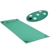 3-Layer Portable Lily Pad Floating Mat with Cup Holder Table, Green ...