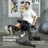 Soozier Seated Calf Raise Machine, Adjustable Leg Extension, and Curl ...
