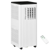 HOMCOM 8,000 BTU (6,500 BTU Doe) Smart WiFi Portable Air Conditioner ...
