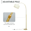 HOMCOM 6FT Arch Shape Floor Lamp with 180° Flexible Lampshade and ...