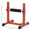 Soozier Bulgarian Split Squat Stand, Single Leg Squat Stand, 12-Level ...