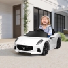 Qaba 12V Maserati Gran Turismo Licensed Kids Electric Car w/ Remote ...